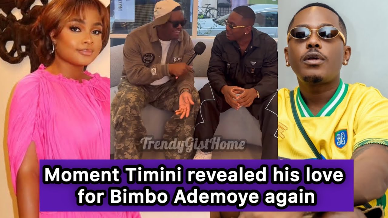 Moment Timini stylishly revealed his love for his woman Bimbo Ademoye ...