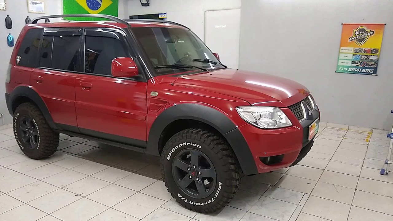 🤩Mitsubishi Pajero TR4😍totalmente envelopada, protege e personaliza19 ...