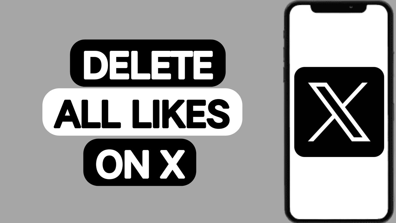 How To Delete All Likes on X(Twitter) | How To Delete All X(Twitter ...