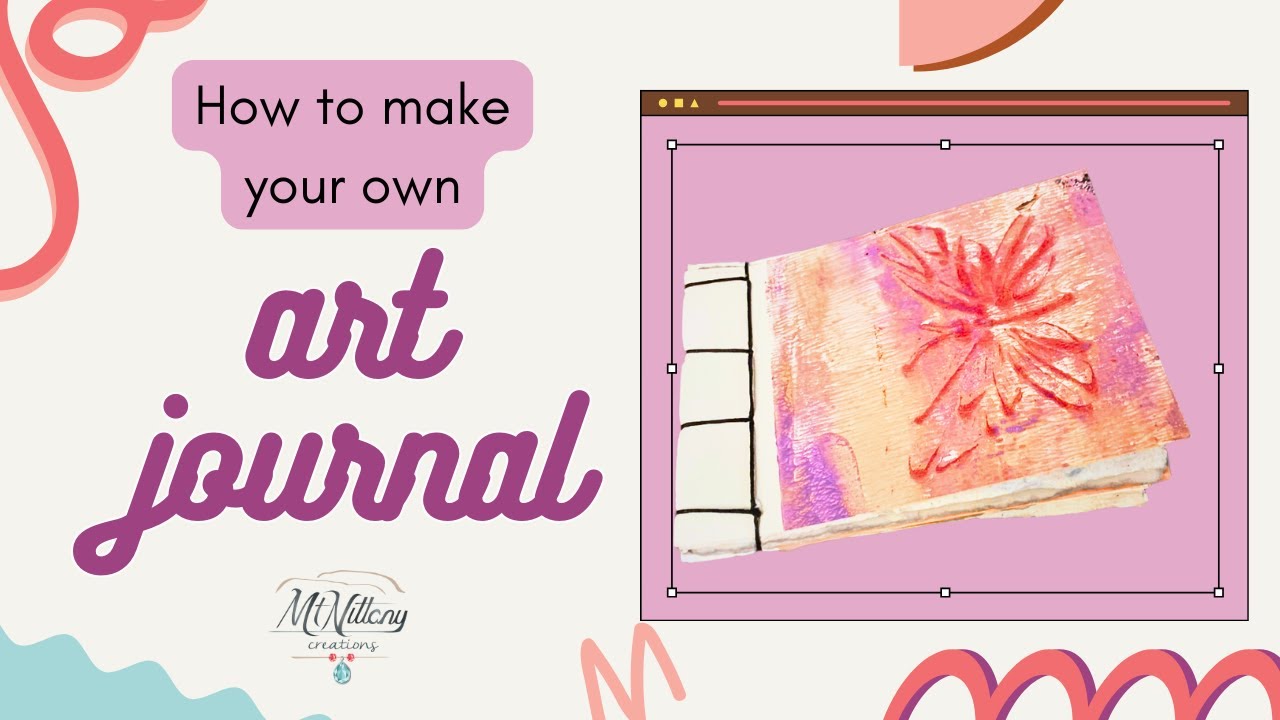 Make a Beautiful Art Journal from Scratch - YouTube