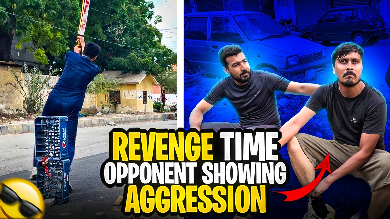 Everyone showing AGGRESSION on field |STREET CRICKET Match 2 - YouTube