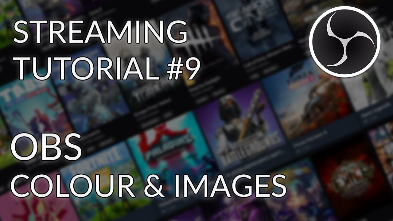 Streaming Tutorial #9 - OBS Studio - Colour, Image & Image Slideshow ...