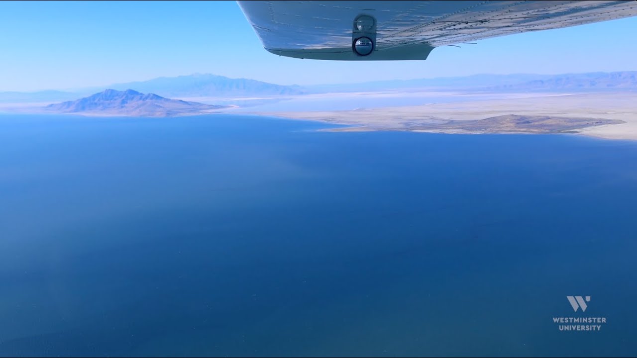 Great Salt Lake Flyover on September 5, 2023 - YouTube