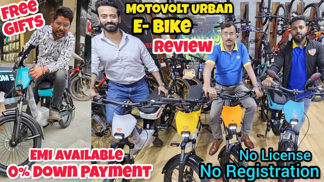 Genuine Review Motovolt Urban E-Bike || Best Battery E-Bike No License ...
