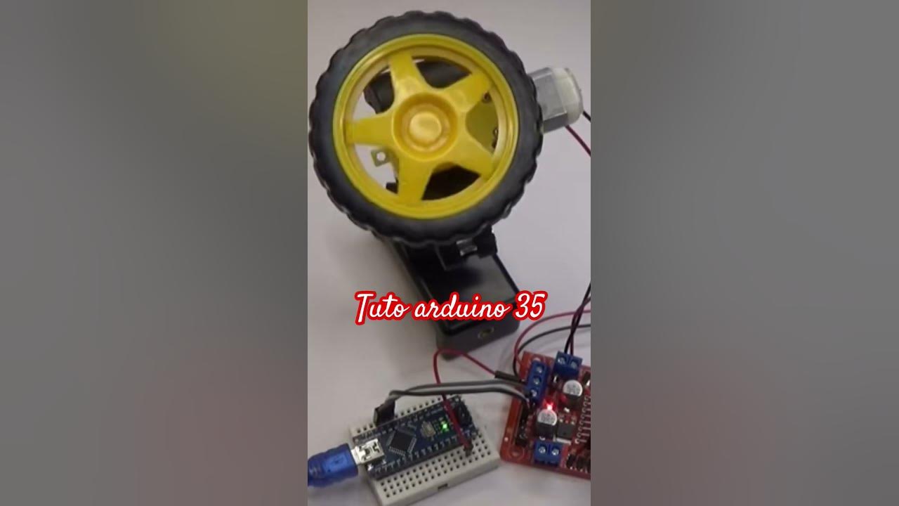 tuto Arduino 35 moteur a courant continu. #arduino #diy #lasdi - YouTube