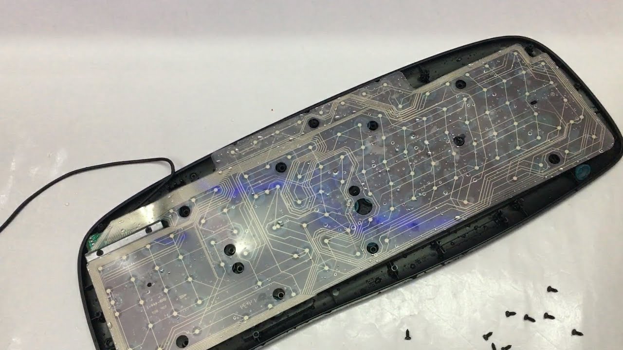 How to repair a water damaged keyboard at home // Hindi // #keyboard ...