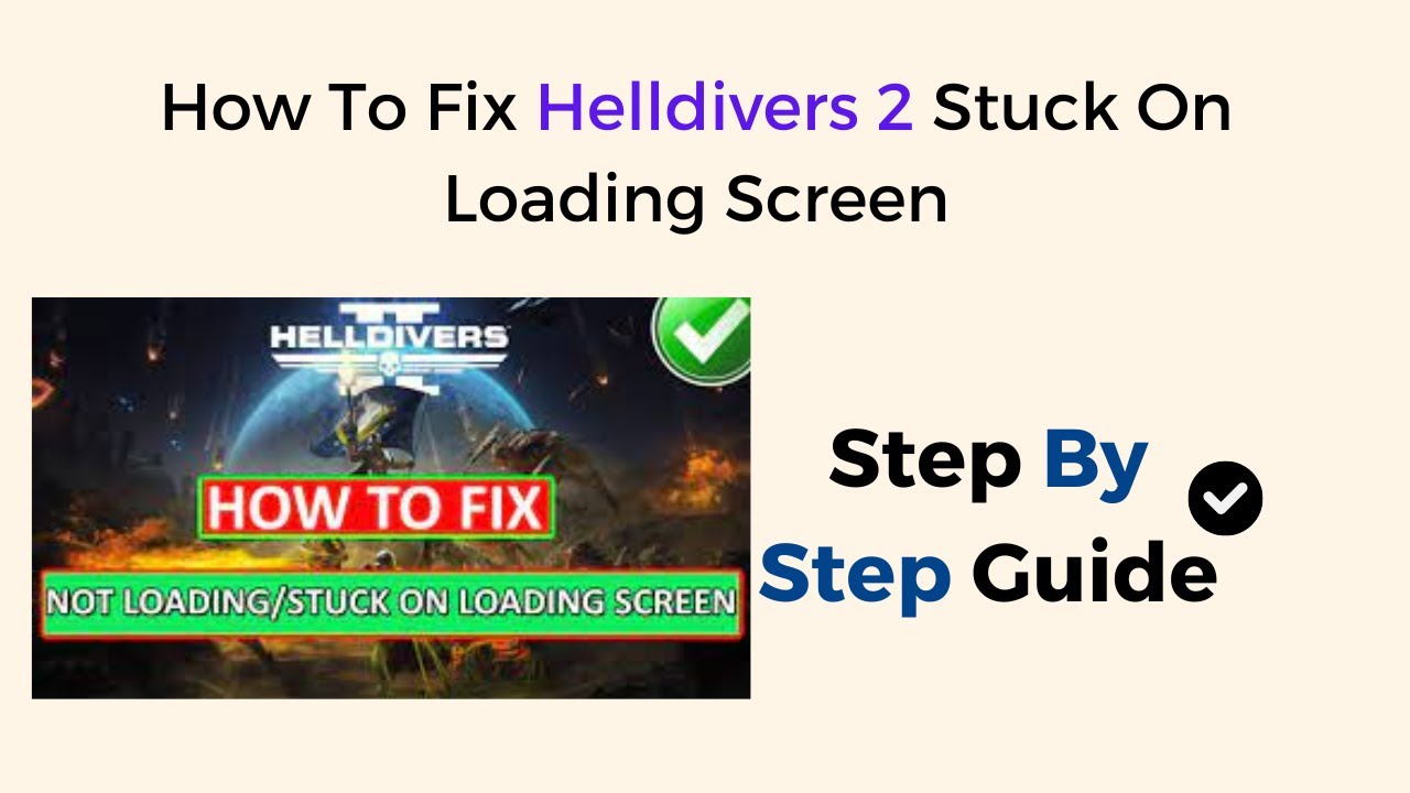 How To Fix Helldivers 2 Stuck On Loading Screen - YouTube