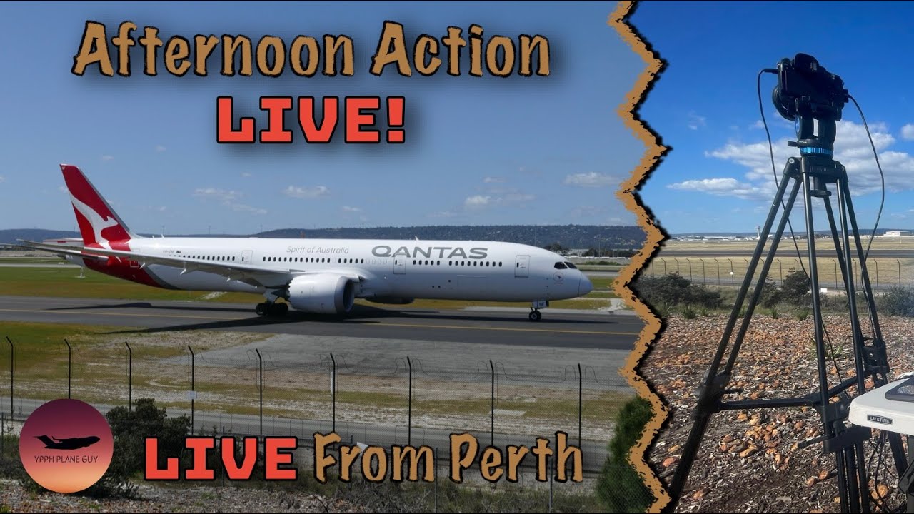 🔴🎥 ️ AFTERNOON ACTION LIVE @ PERTH - W/ YPPH PG + ATC - YouTube