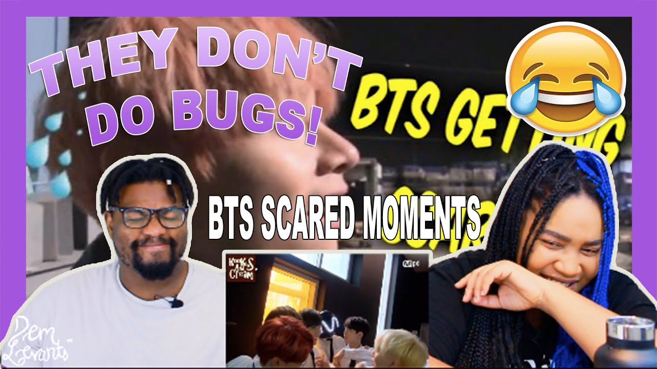 BTS Scared Moments| REACTION - YouTube