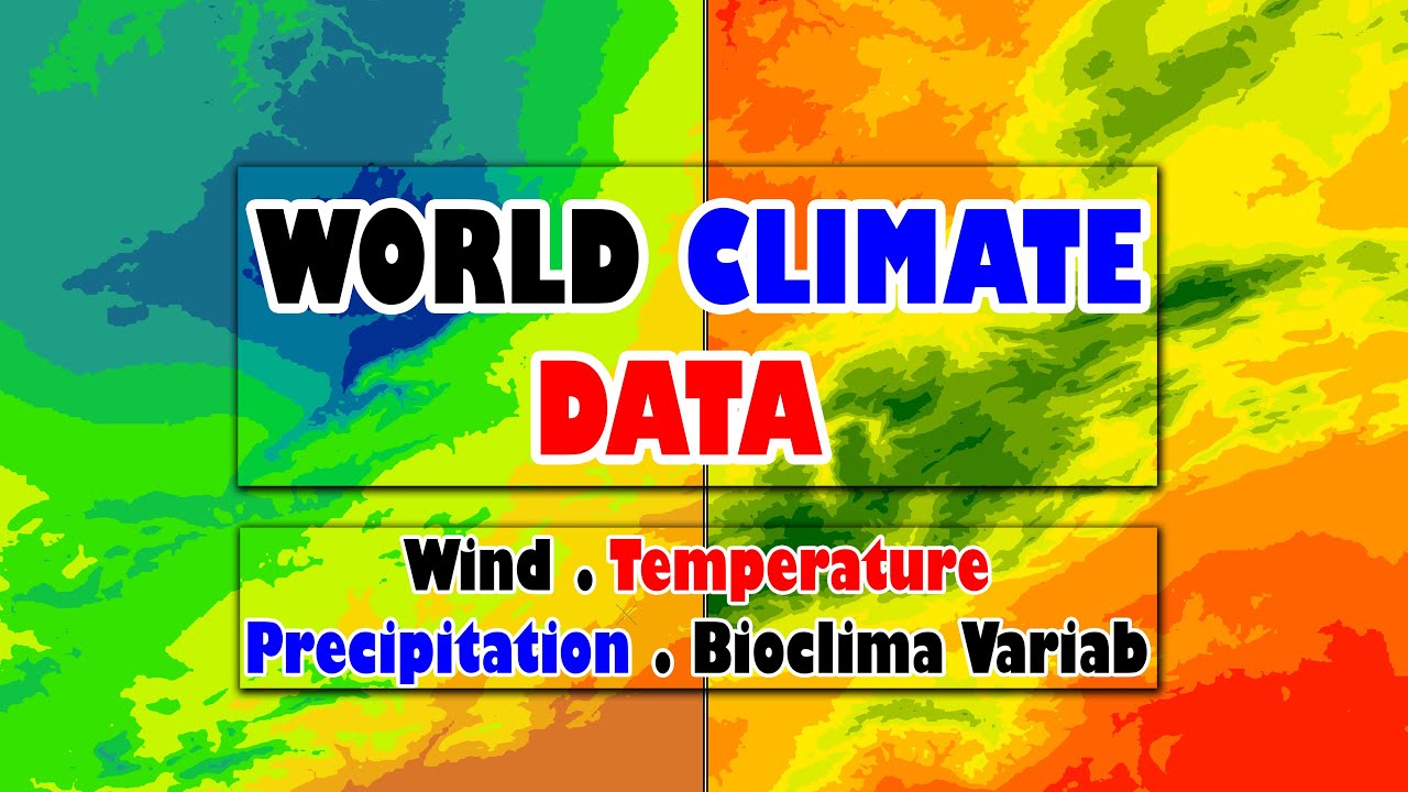 Climate data download | WorldClim - YouTube