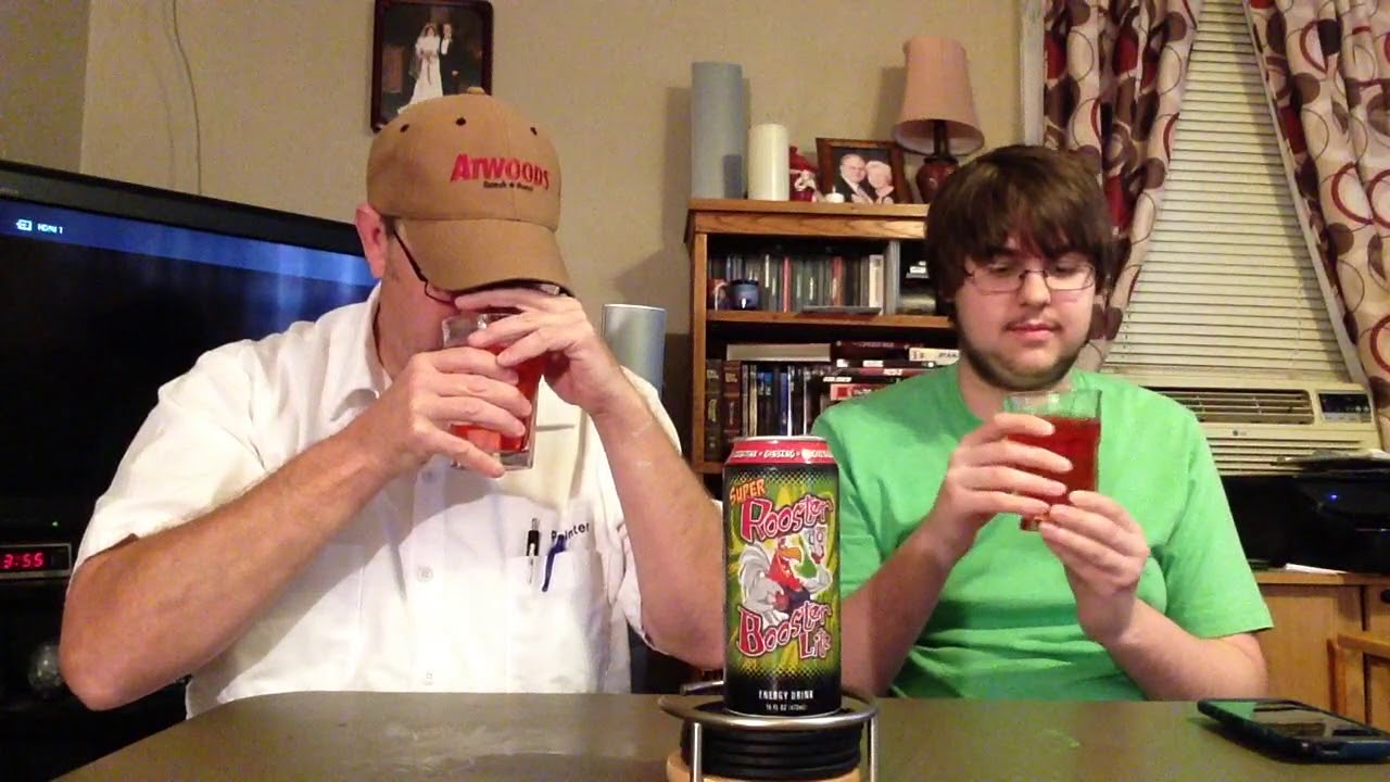 The Beer Review Guy # 707 Super Rooster Booster Lite Energy Drink - YouTube