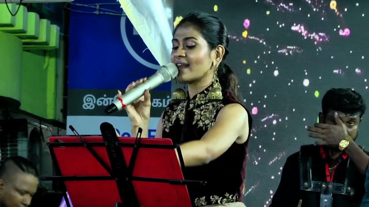 Vijay super singer Nithyasree Live Tamil Song @Tony Rock orchestra ...