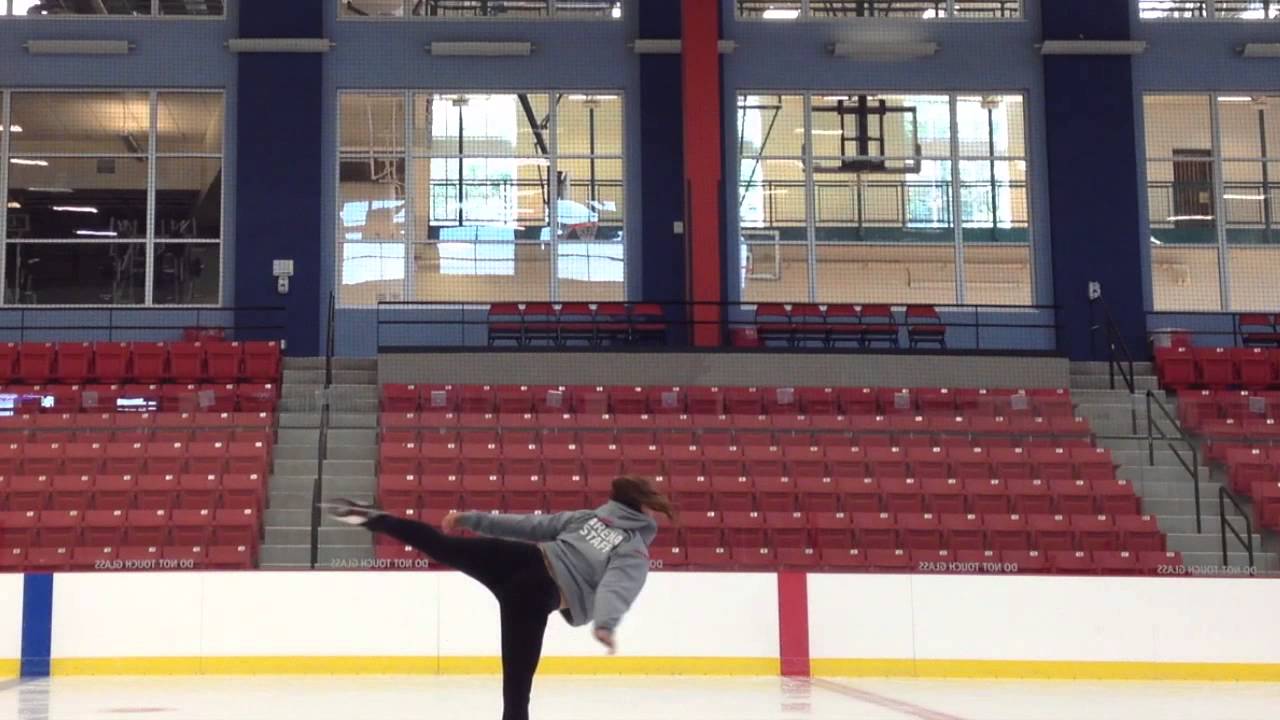 Adult Skating Practice Flying Camel - YouTube