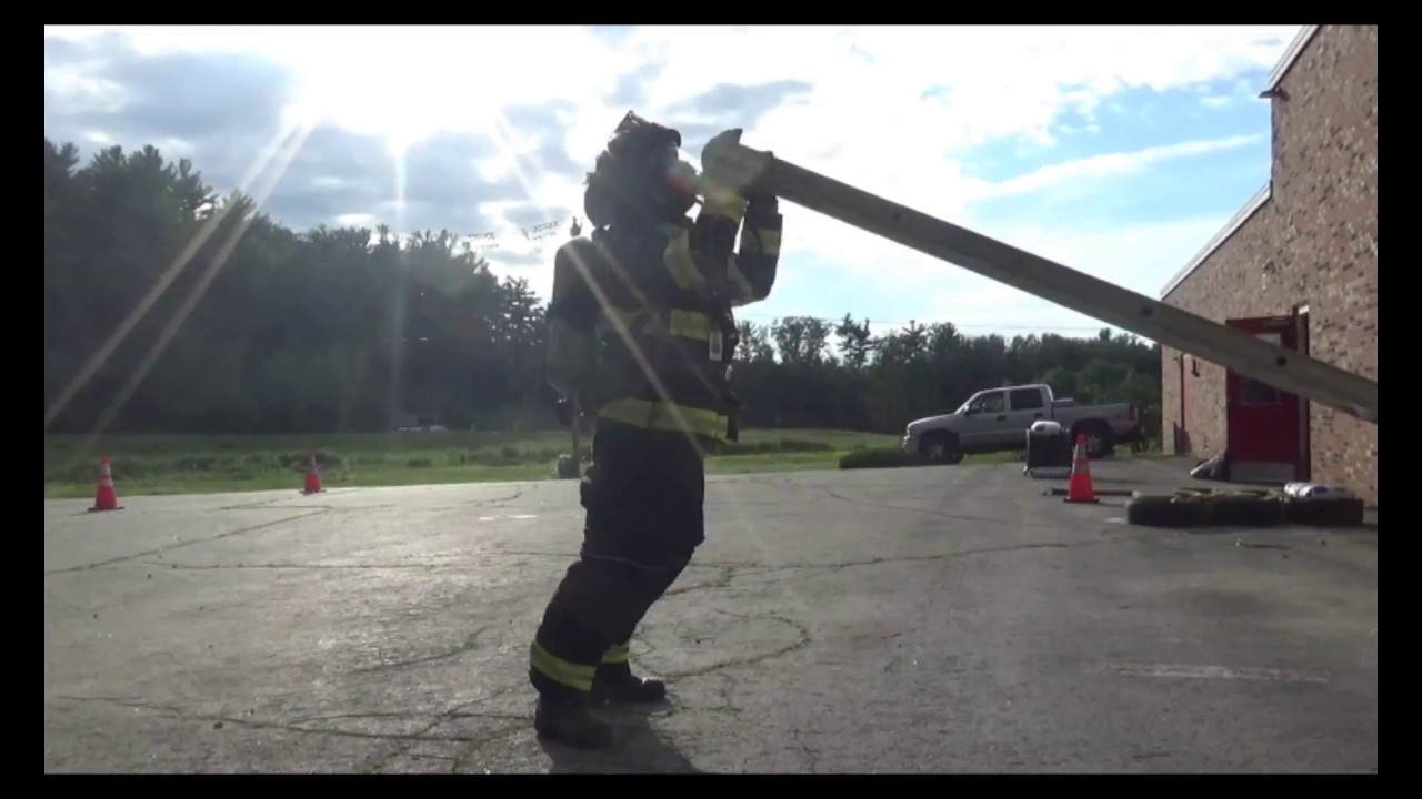 Firefighter SCBA Physical Training Circuit Course - YouTube