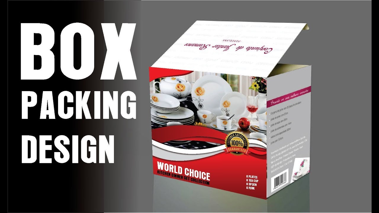 How to Make Box Packaging Design - Learn corelDRAW with Ahsan Sabri ...