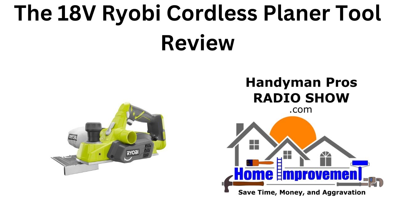The 18 V Ryobi Cordless Planer Tool Review - YouTube