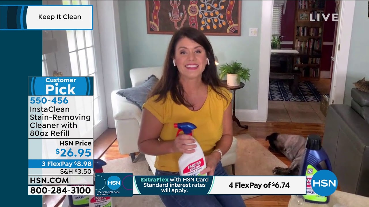 InstaClean StainRemoving Cleaner with 80 fl. oz. Refill - YouTube