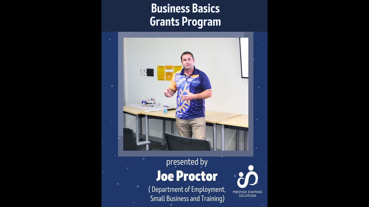 Joe Proctor - The Queensland Business Basics Grants Program Explained ...