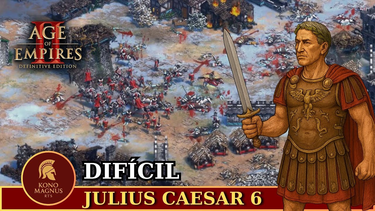 Age of Empires II: DE - [Julius Caesar | Bello Galico] Revolt! (Difícil ...
