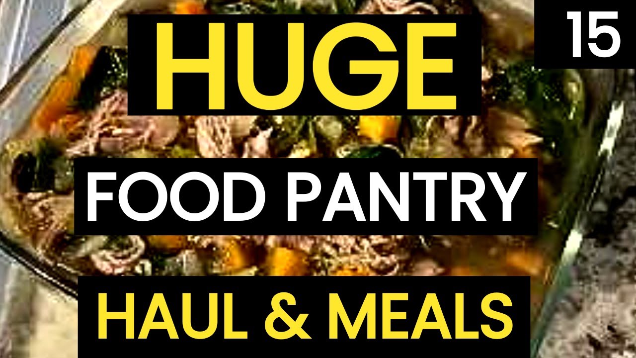 Food Pantry Haul & Food Bank Haul BLESSINGS! Frugal Living Vlog With ...