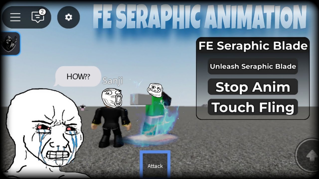 [ FE ] Seraphic Blade Script Roblox | Fling Player! | R6 Games - YouTube