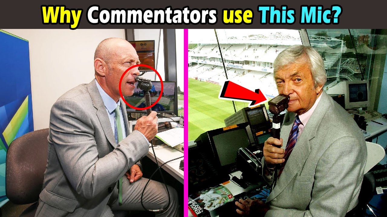 कमेंटेटर लिप माइक क्यों इस्तेमाल करते हैं । Why Cricket Commentators ...