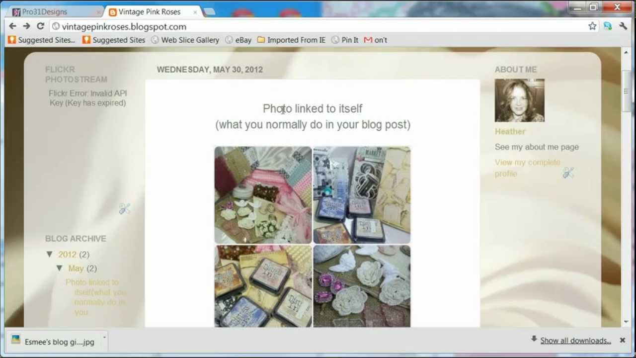 How To Create A Photo Link Photo Link In A Blog Post YouTube How To Create A Photo Link Photo Link In A Blog Post YouTube