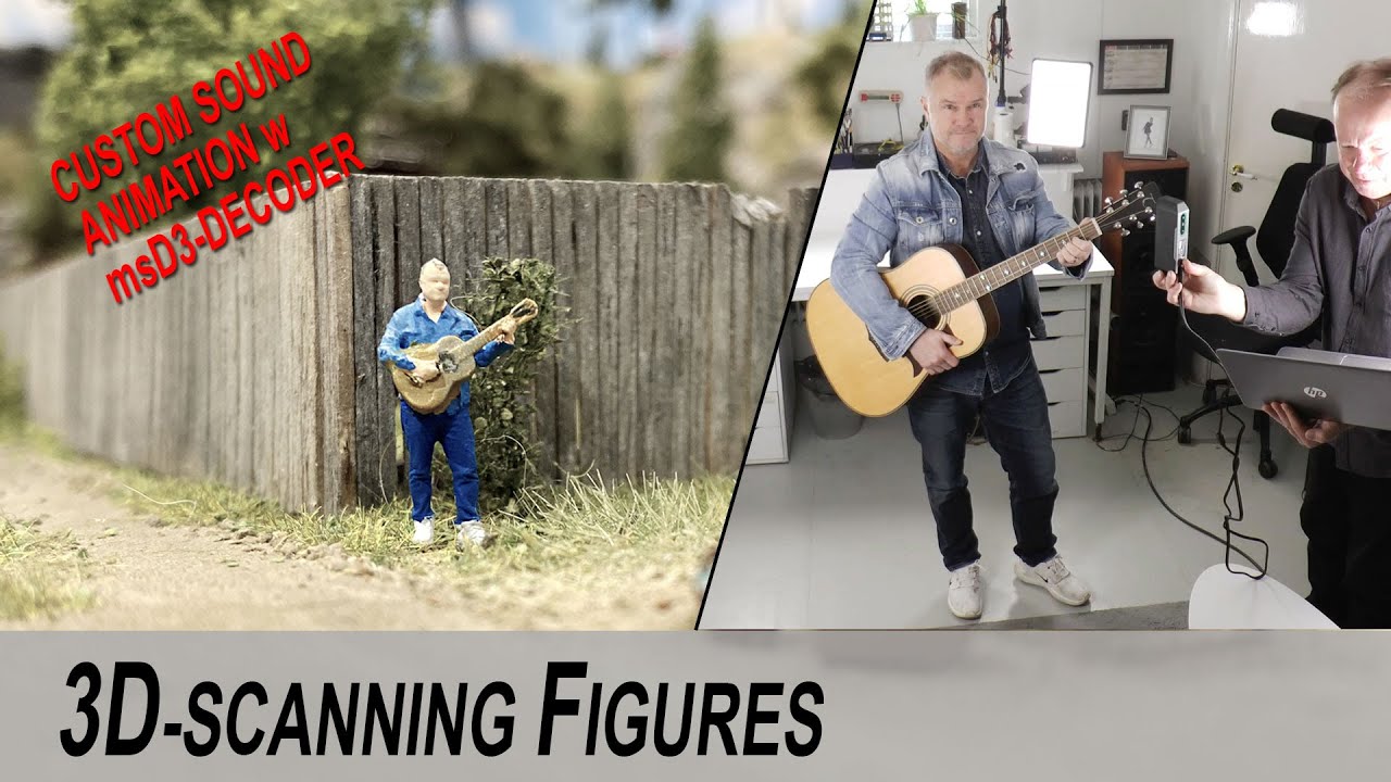 Creating figures by 3D-body scanning with Creality 3D-scanner Otter ...