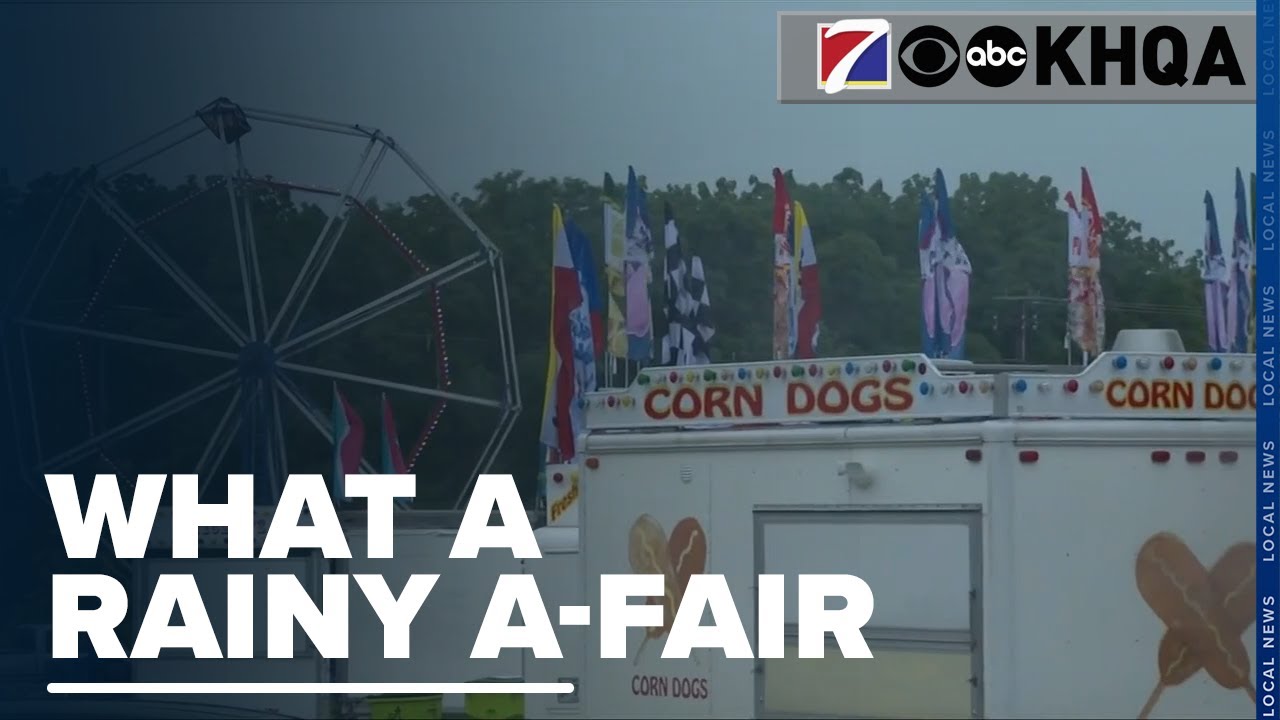 The Morgan County Fair Begins With a Rainy Reception - YouTube