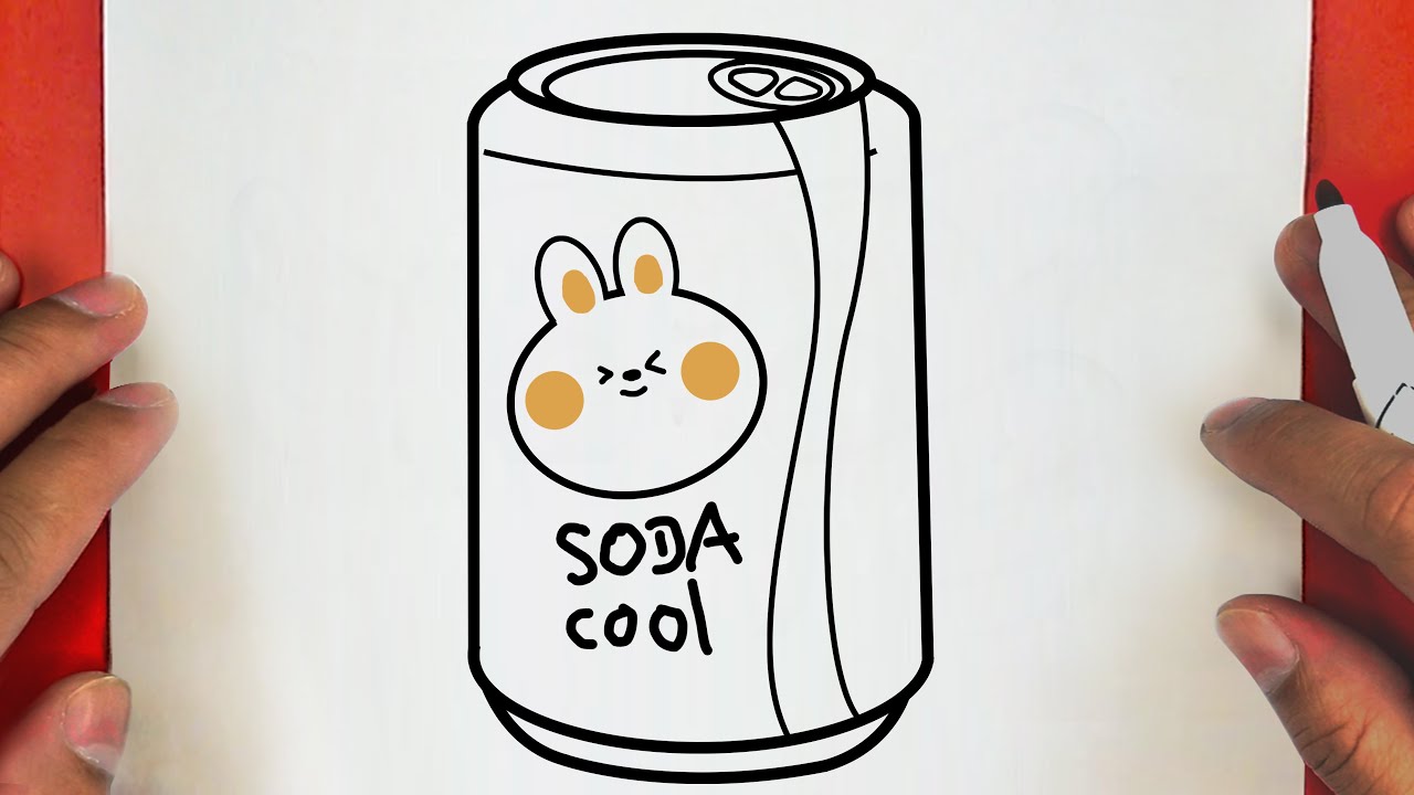 HOW TO DRAW A CUTE SODA COOL , STEP BY STEP, DRAW Cute things - YouTube