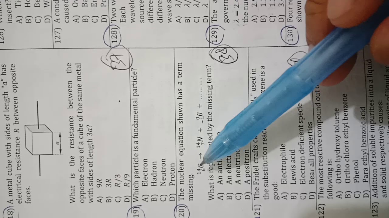 Etea Medical test 2018 (part 9) - YouTube