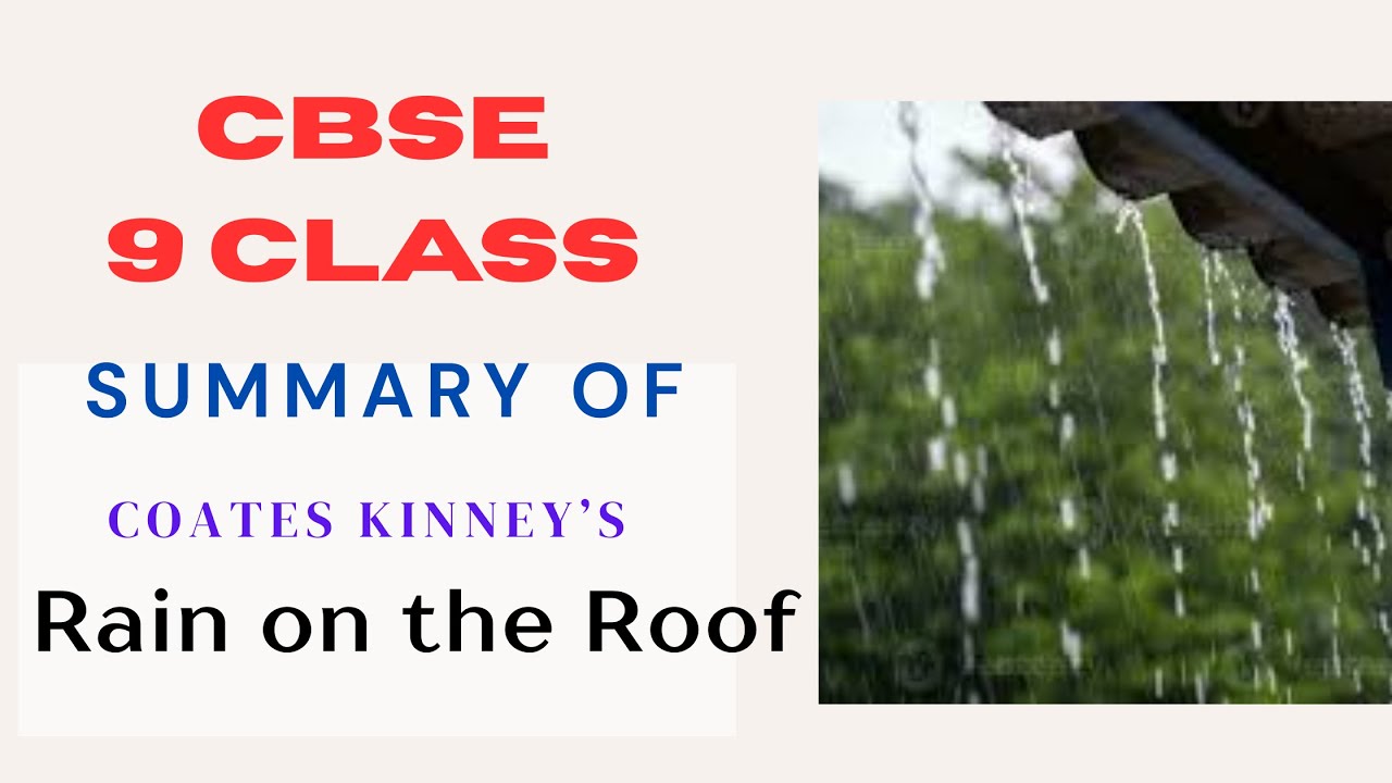 The Most Nostalgic Poem Ever? | Rain on the Roof by Coates Kinney ...