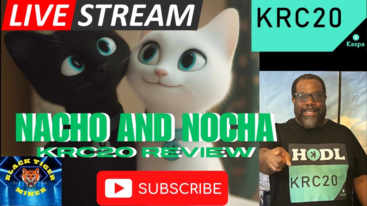 Kaspa KRC20 Meme Coins News! Nacho and Nocha || Black Tiger Miner - YouTube