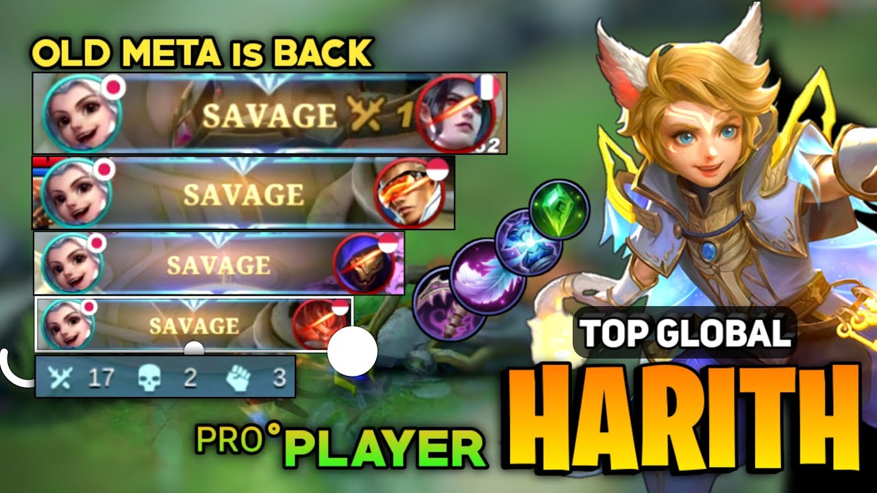 4X SAVAGE! Harith Best Build 2022 [ Top Global Harith Gameplay ] By ᴾᴿᴼ ...