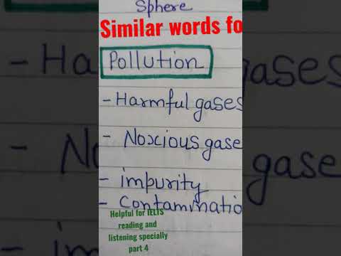 What Is The Synonym Of Pollution