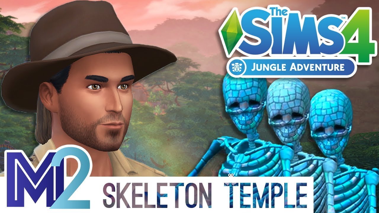 Sims 4 - Jungle Adventure Skeleton Temple (Early Access) - YouTube