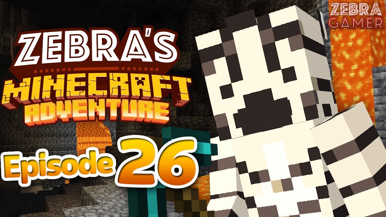 Zebra's Minecraft Adventure Part 26 - Diamonds and Enchanting! - YouTube