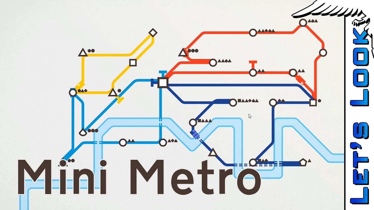 Mini Metro [Elegant Subway Manager] - Let's Look - YouTube