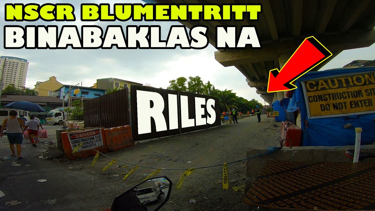 BINABAKLAS NA RILES NG PNR SA BLUMENTRITT AREA - YouTube