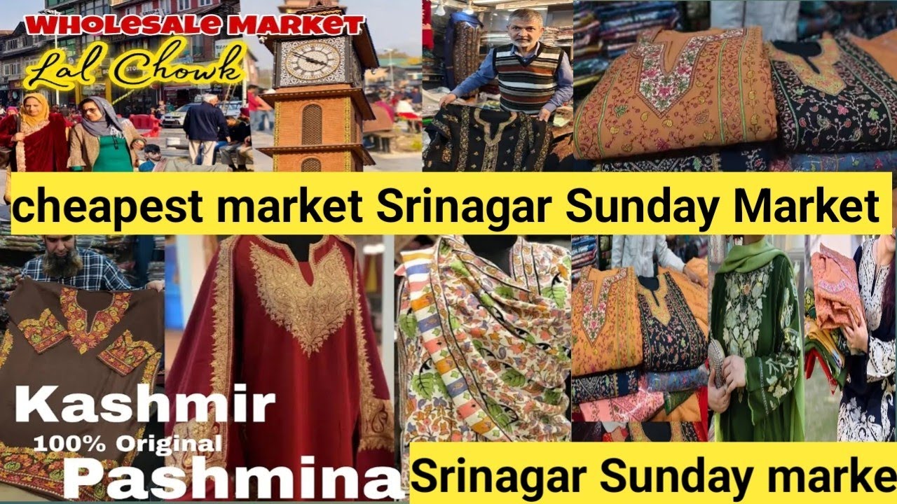Kashmir local market || wholesale markethidden market Srinagar market ...