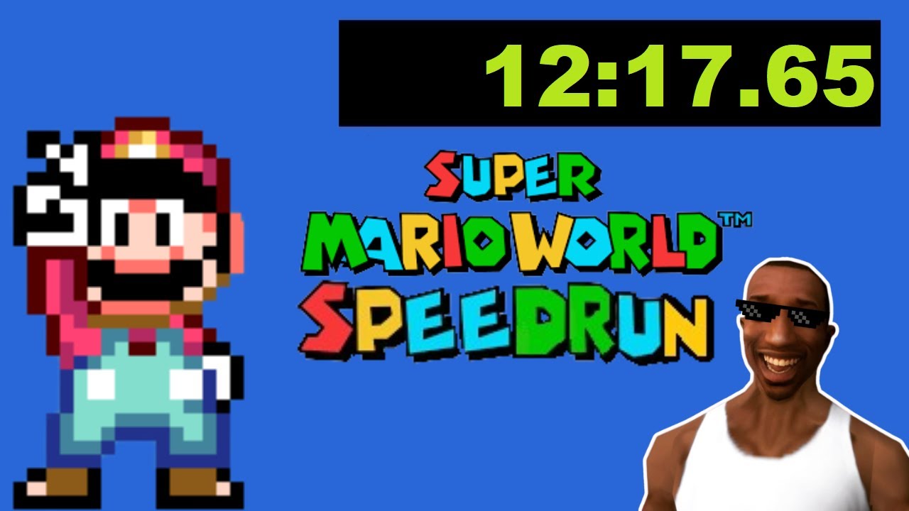 Super Mario world SPEEDRUN 12 MINUTOS - YouTube