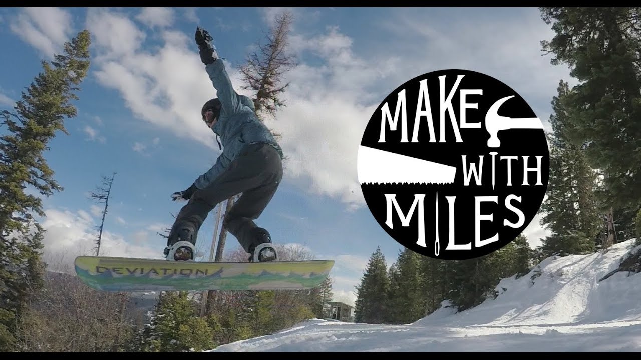 How to Make a SNOWBOARD! // Woodworking - YouTube