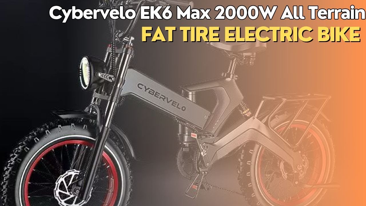 Cybervelo EK6 Max 2000W All Terrain Electric Fat Tire Bike - YouTube