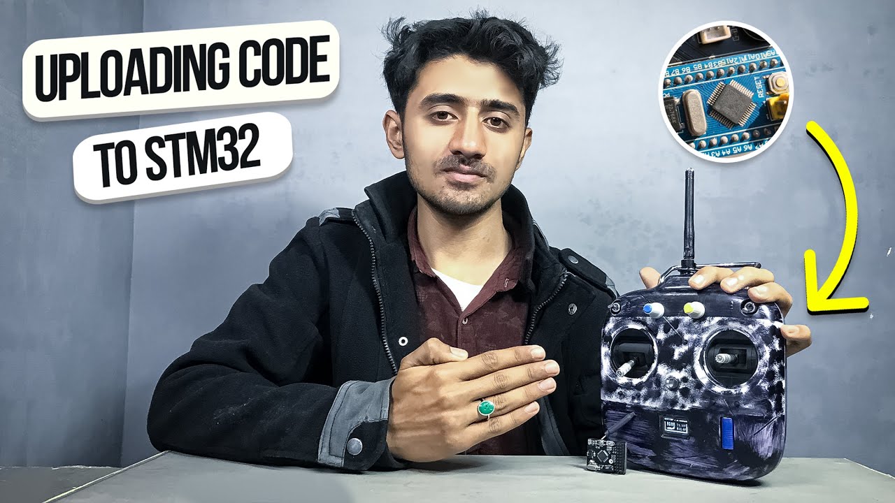 UPLOADING HEX FILE TO DIY STM32 BASED RC TRANSMITTER - YouTube