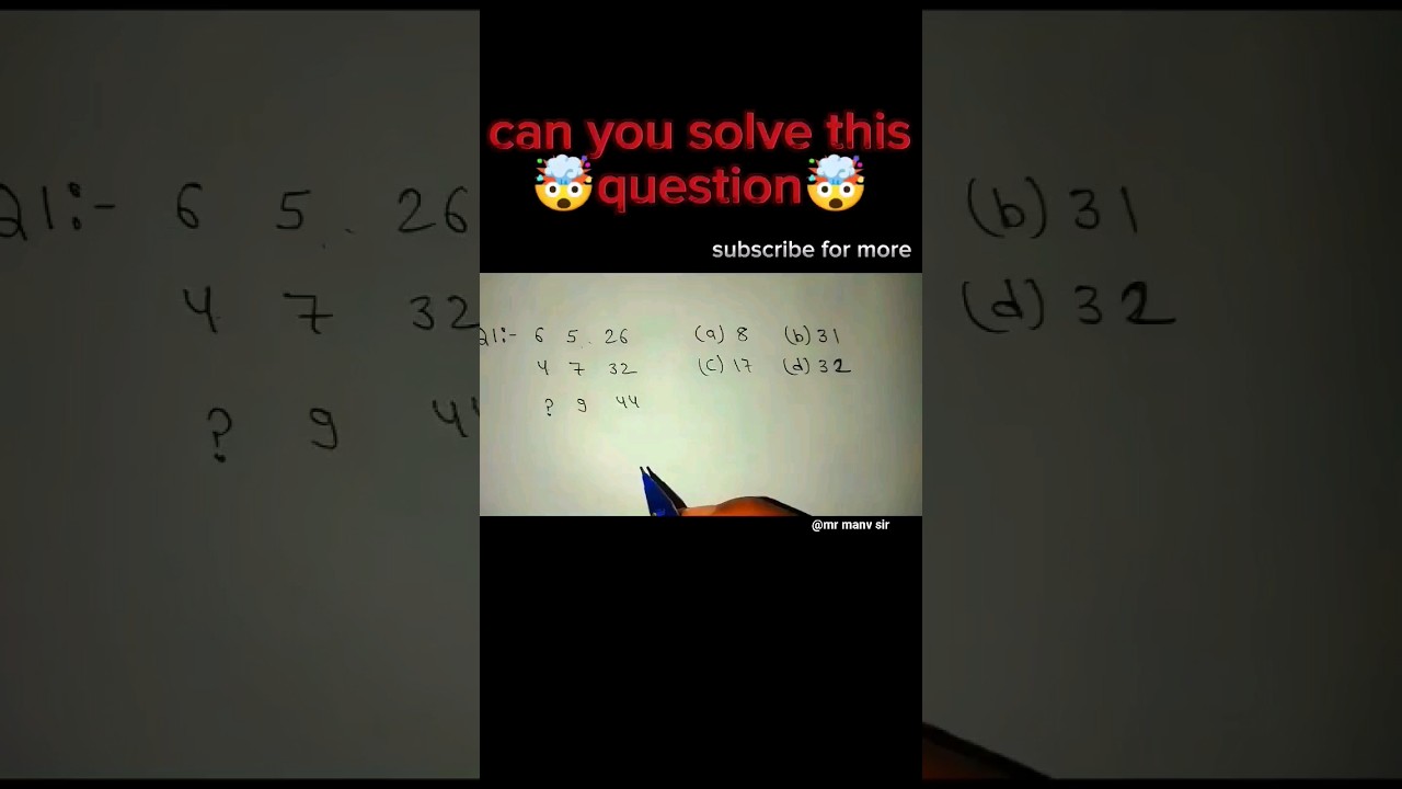 difficult reasoning question ⁉️__///#education #study #reasoning #like ...