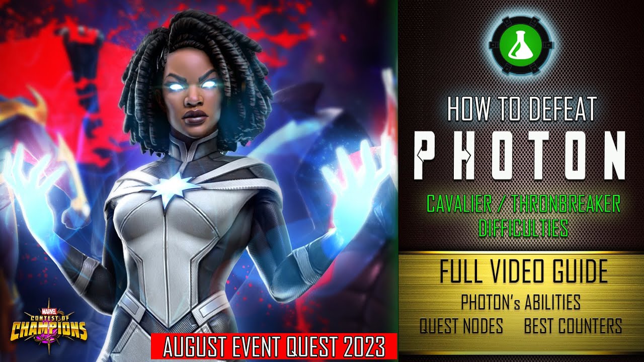How To Defeat PHOTON Easily | Photon Best Counters | Marvel Contest Of ...