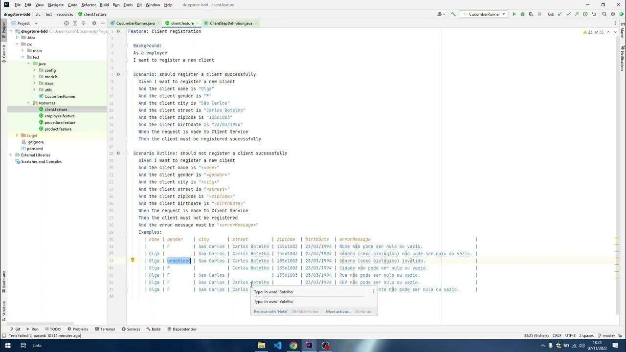 Seminário - BDD Testing com Cucumber e Gherkin - YouTube