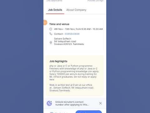 Walkin interview for python developer || vacancy for python developer - YouTube