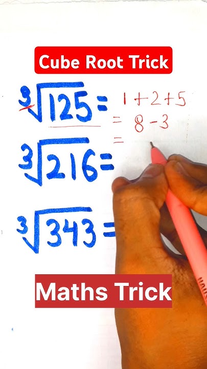 गज़ब Trick 🔥| Cube Root Trick | how to find cube root #shorts # ...
