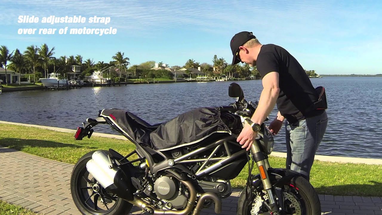 30sec Motorcycle Travel Cover BIKEKINI ™ Powersports - YouTube